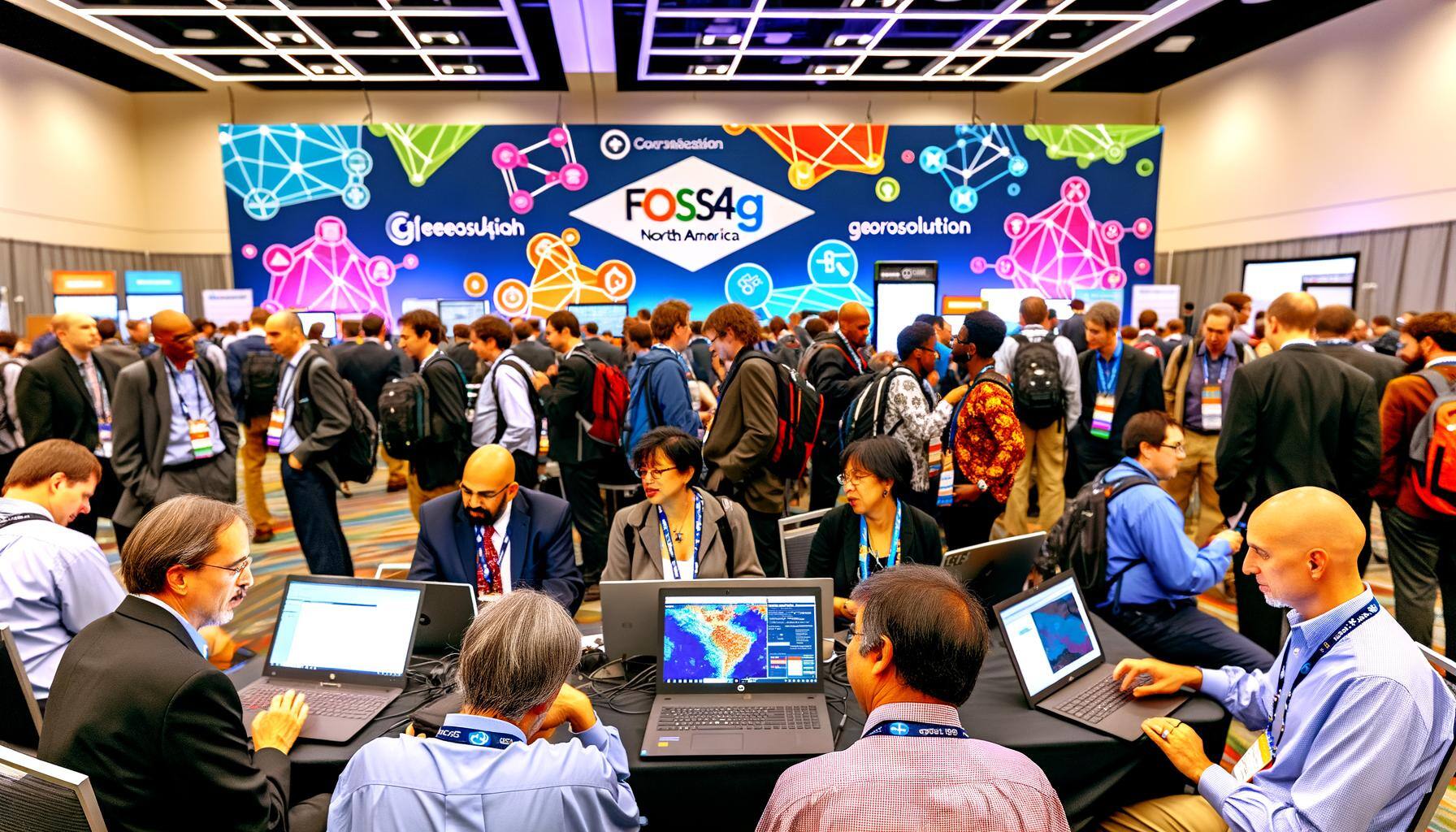 Showcasing Geospatial Innovation at FOSS4GNA and GeoResolution 2024